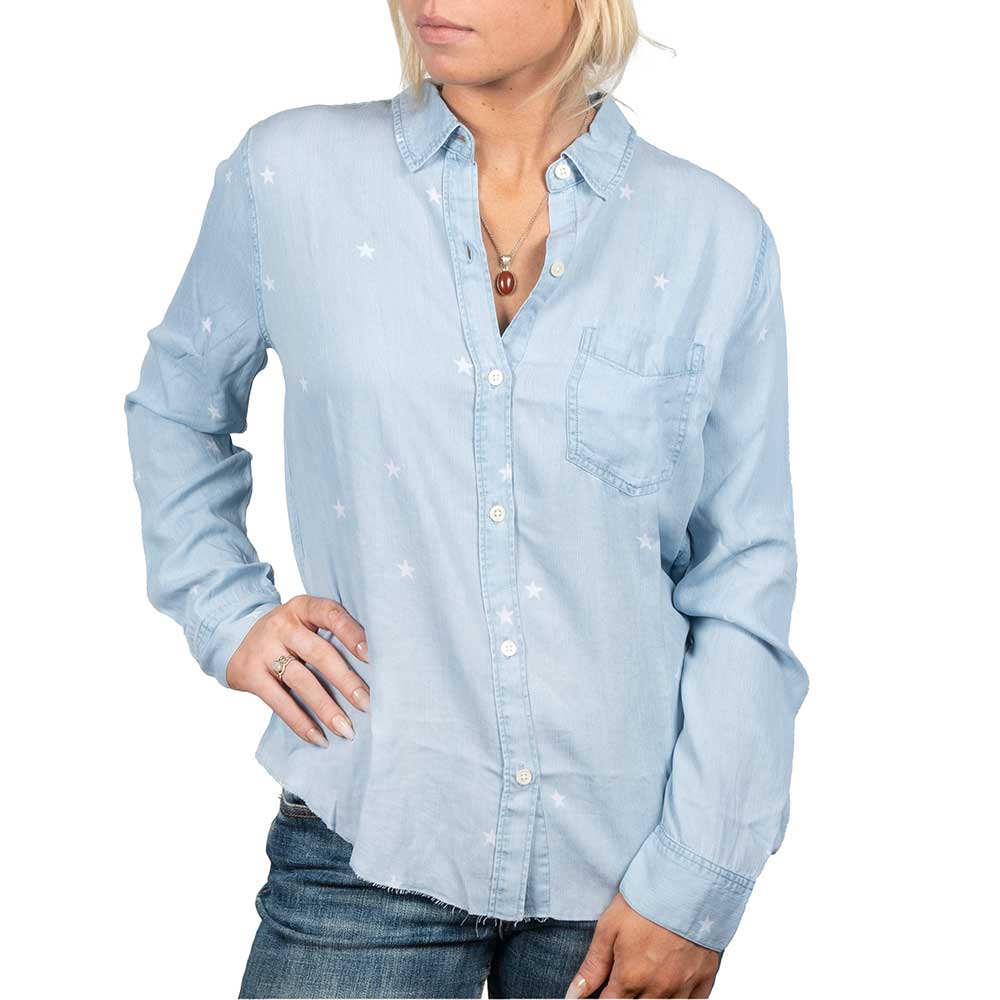 Dylan Shea Star Shirt Faded Denim – Dan's Southern Prep