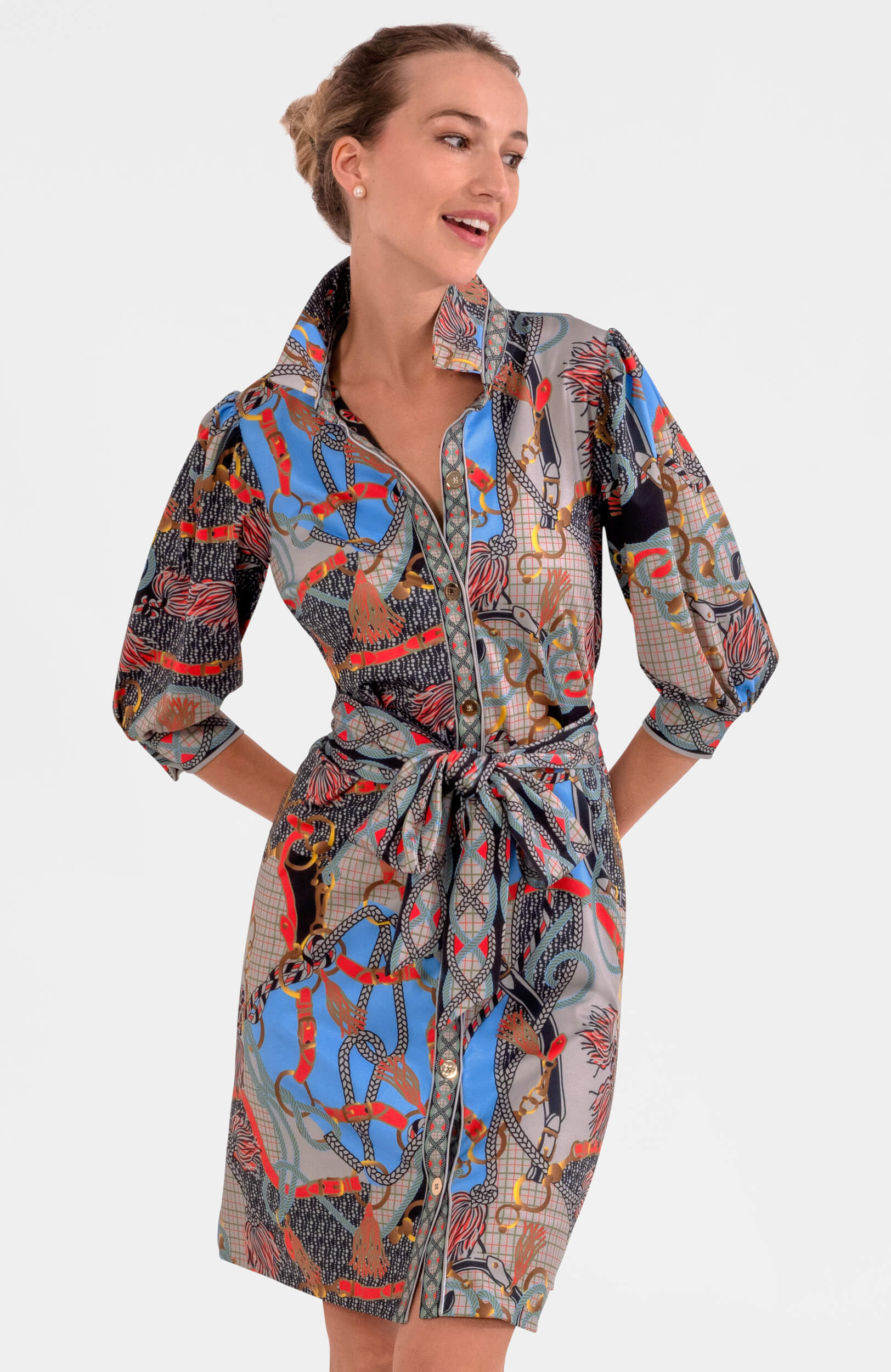 Gretchen Scott Puff Sleeve Swagger Dress - Ditto Black – Dan's Southern ...