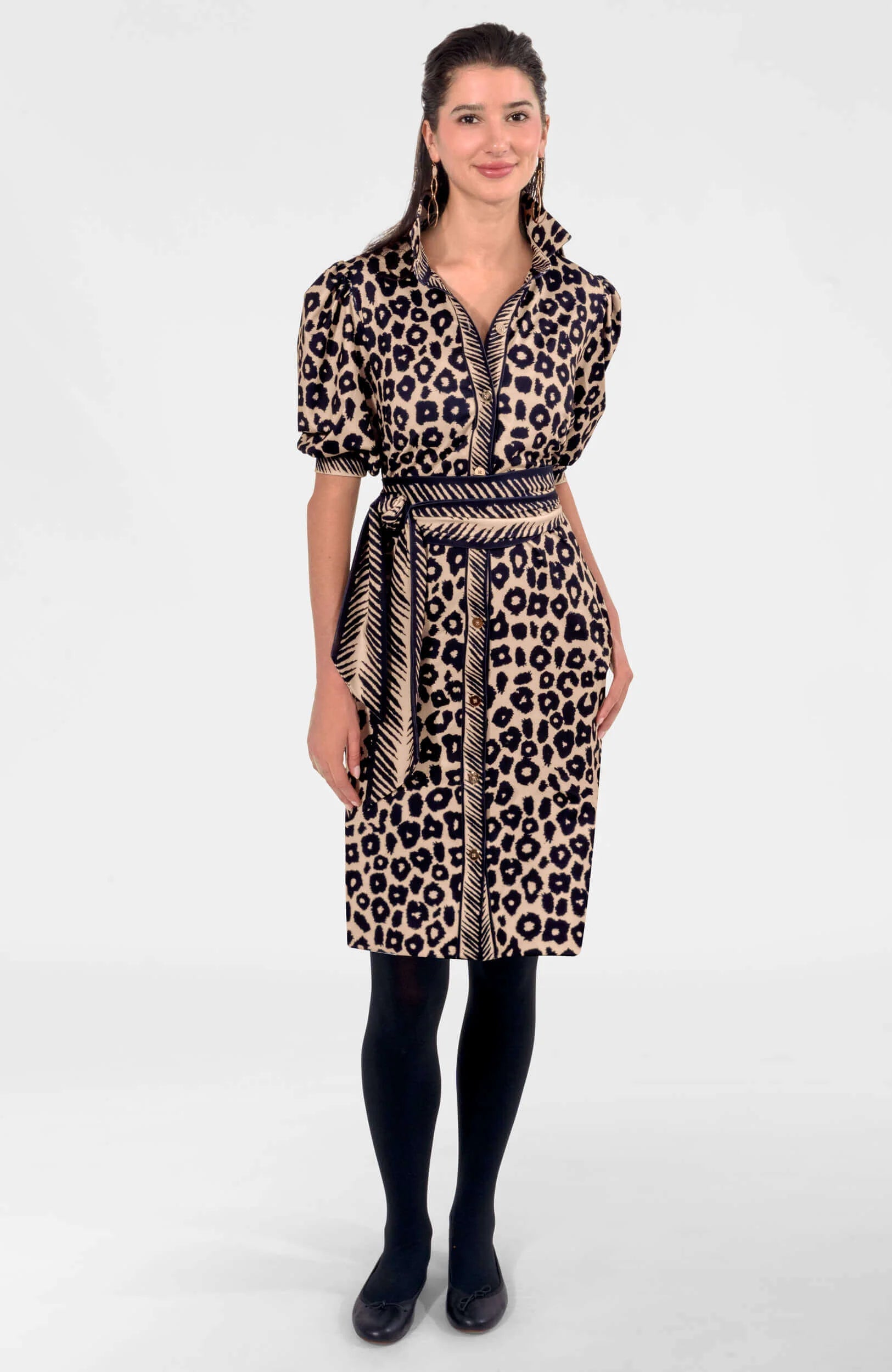 Gretchen Scott Puff Sleeve Swagger Dress - Champagne Me Jane – Dan's ...