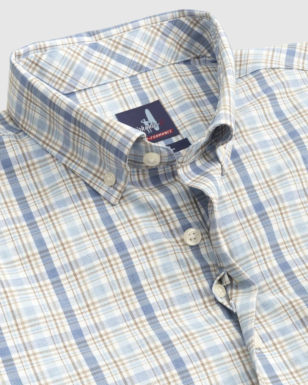 Johnnie-O Hackel Performance Button Up Shirt in Maliblu – Dan's ...