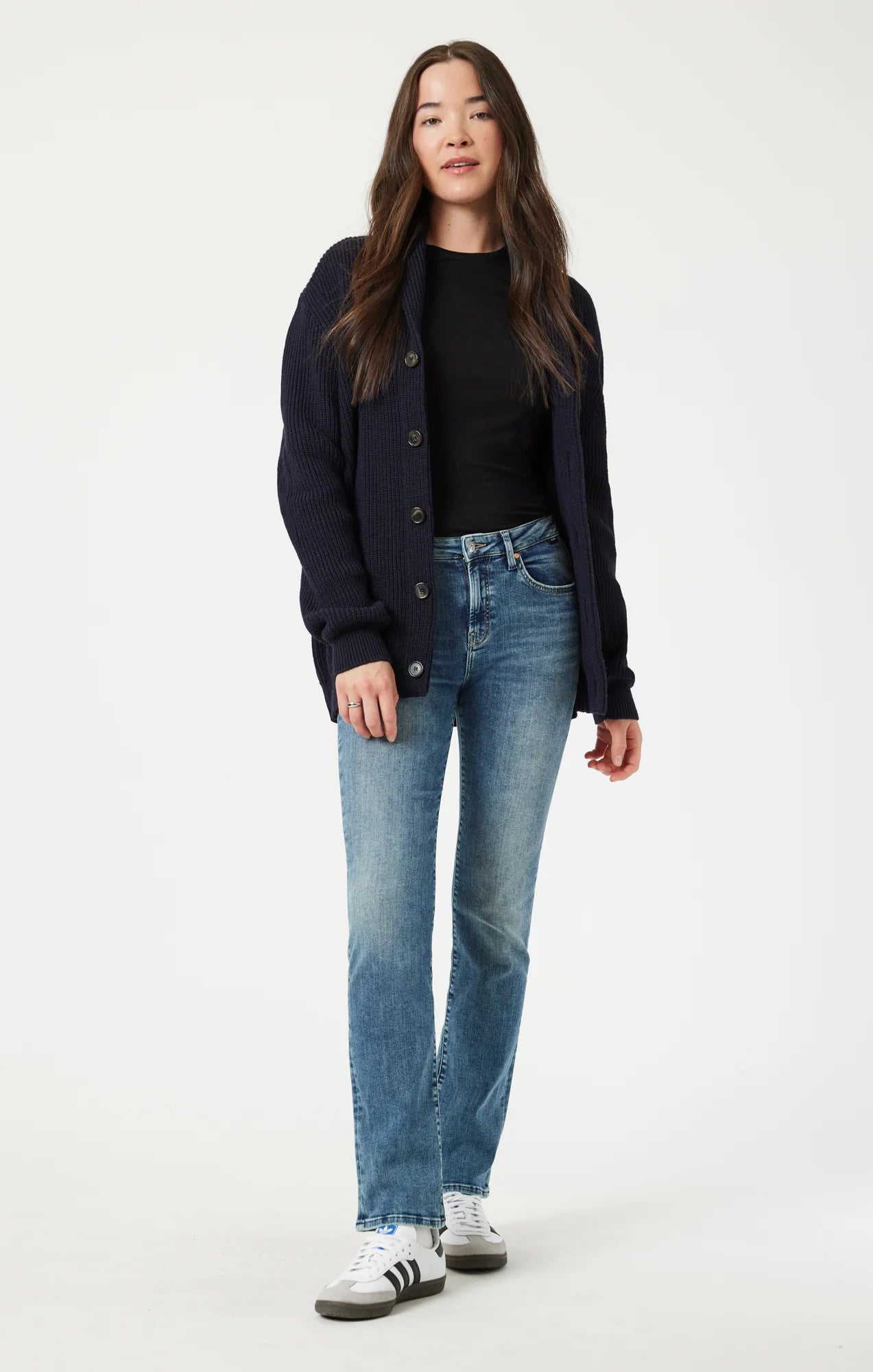 Mavi Kendra High Rise Straight Leg Light Used Flex Blue – Dan's ...