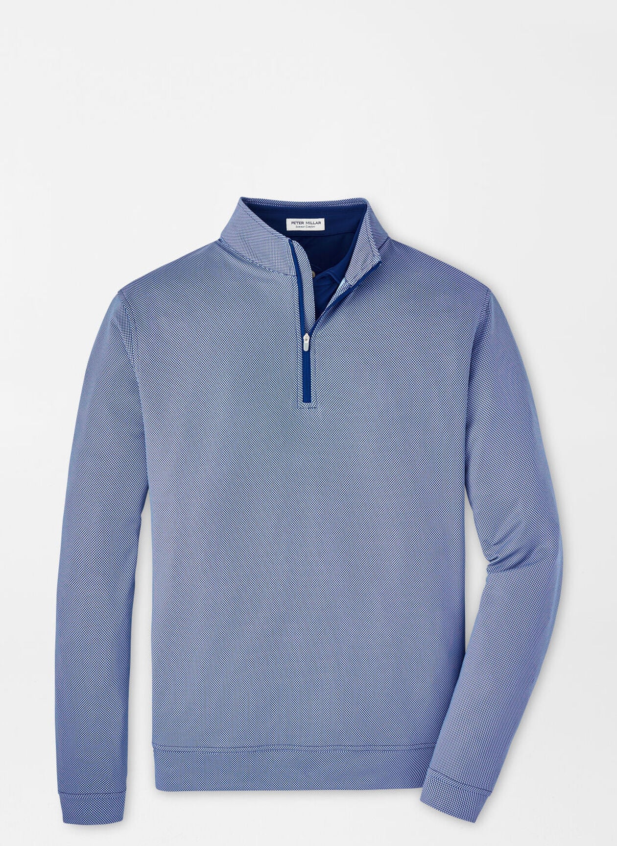 Peter Millar Perth Birdseye Performance Quarter-Zip Sport Navy – Dan's ...