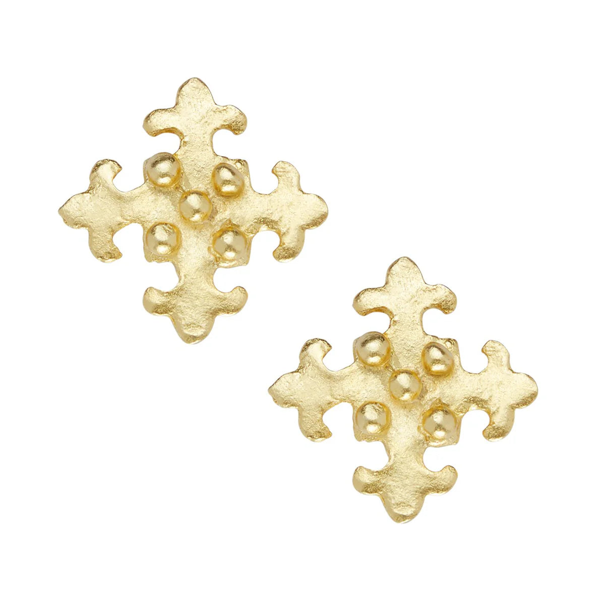 Susan Shaw Susan Shaw Logo Studs Gold – Dan's Southern Prep
