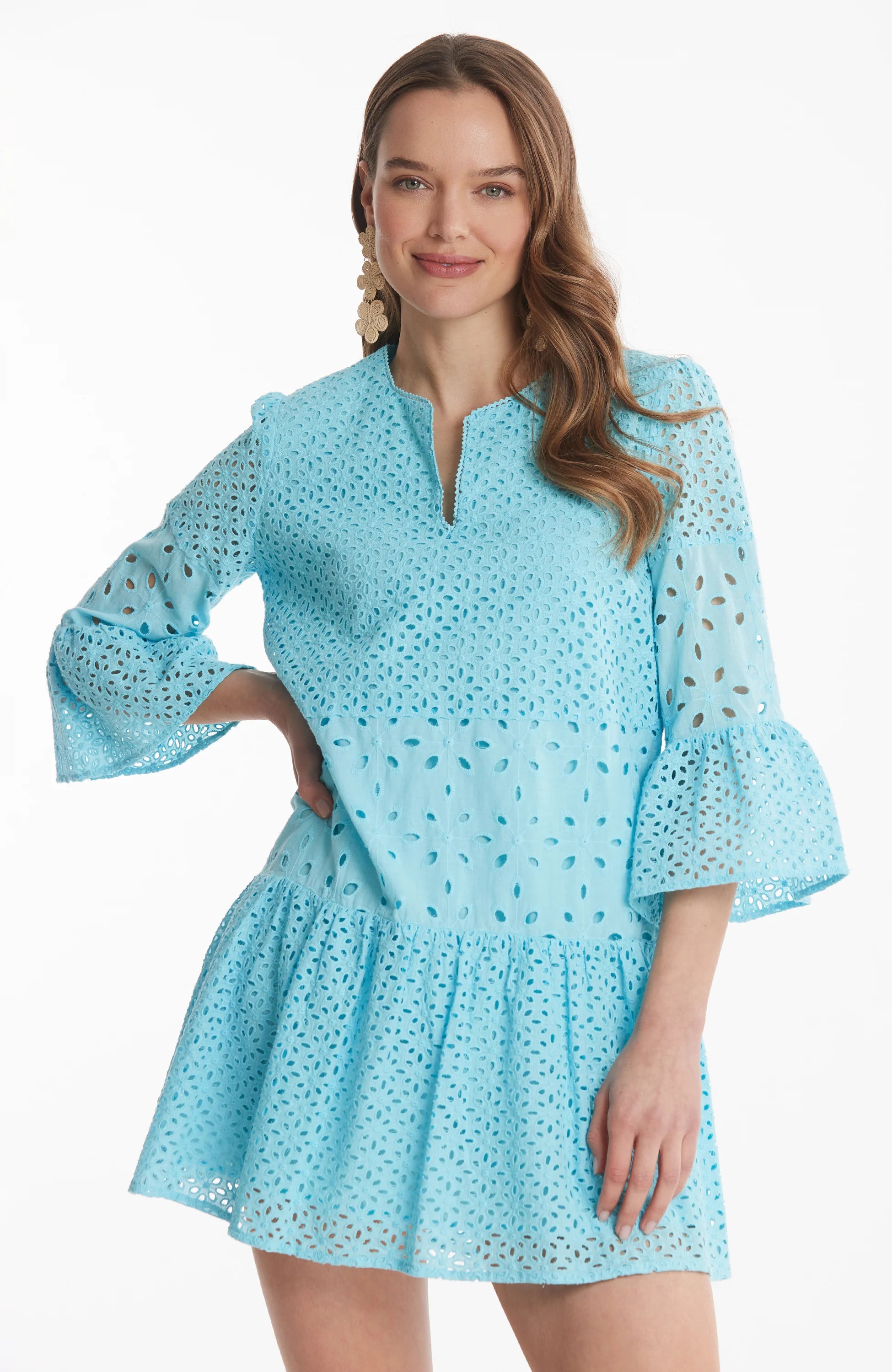 Tyler Boe Isla Eyelet Skimmer Dress Capri – Dan's Southern Prep