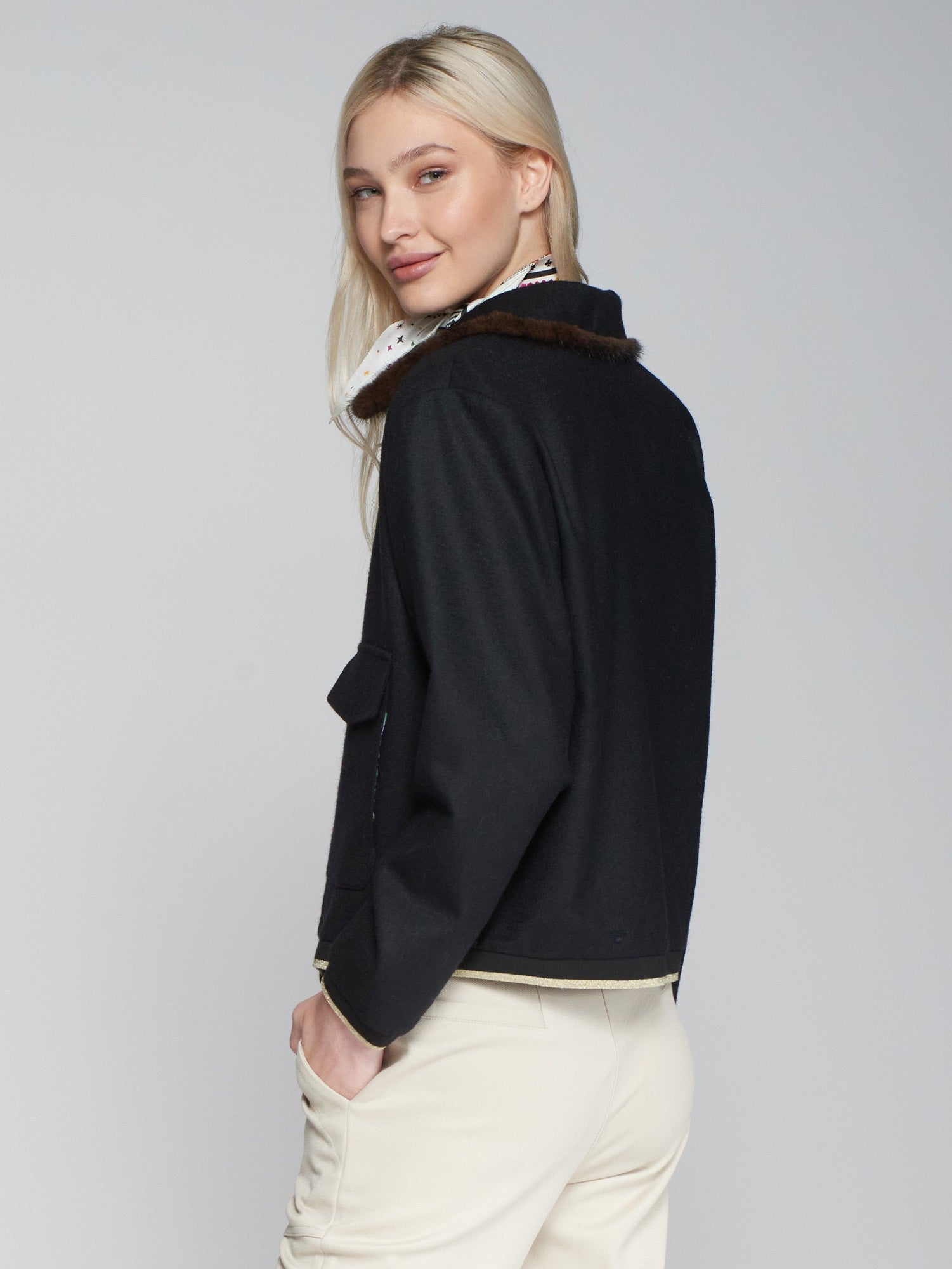 Vilagallo Bomber Wool Jacket Black – Dan's Southern Prep