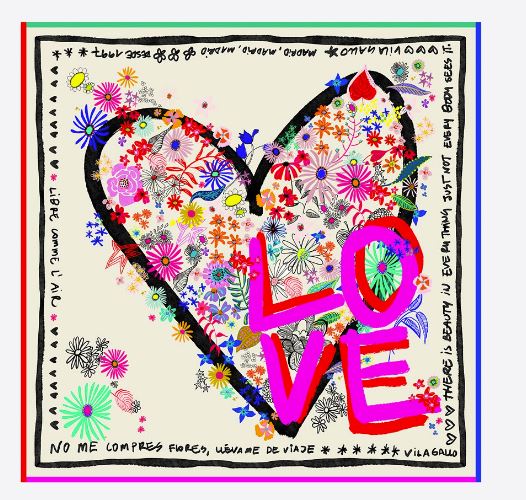 Vilagallo Mini Love Silk Scarf – Dan's Southern Prep