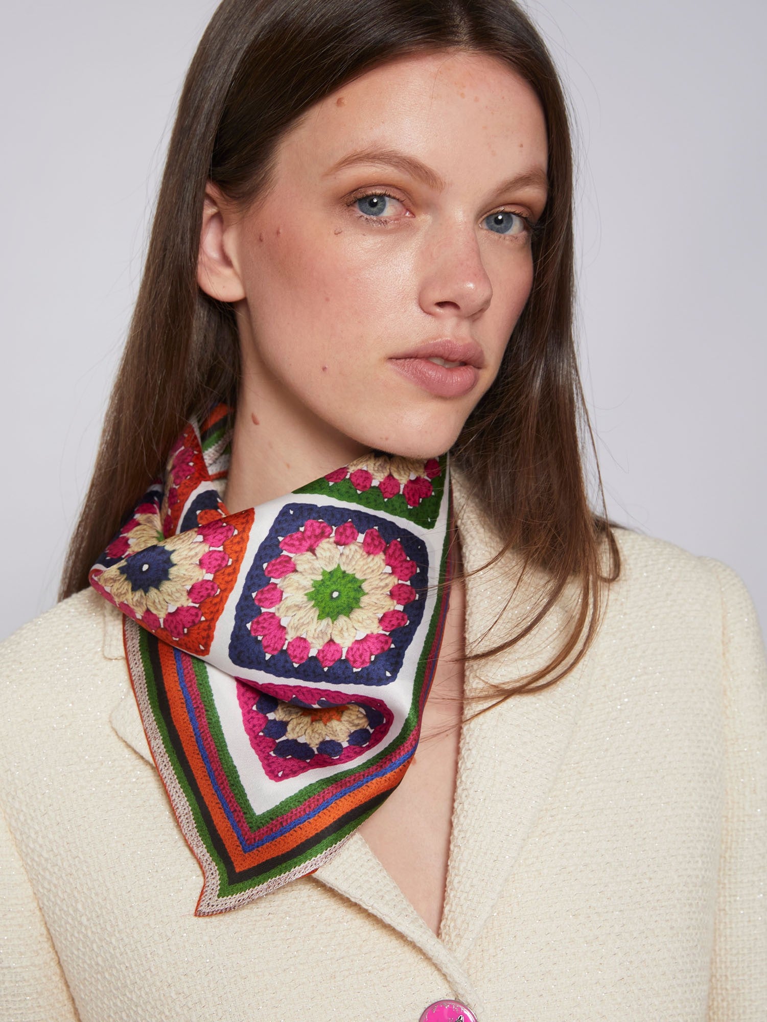 Vilagallo Mini Ganny Square Silk Scarf – Dan's Southern Prep