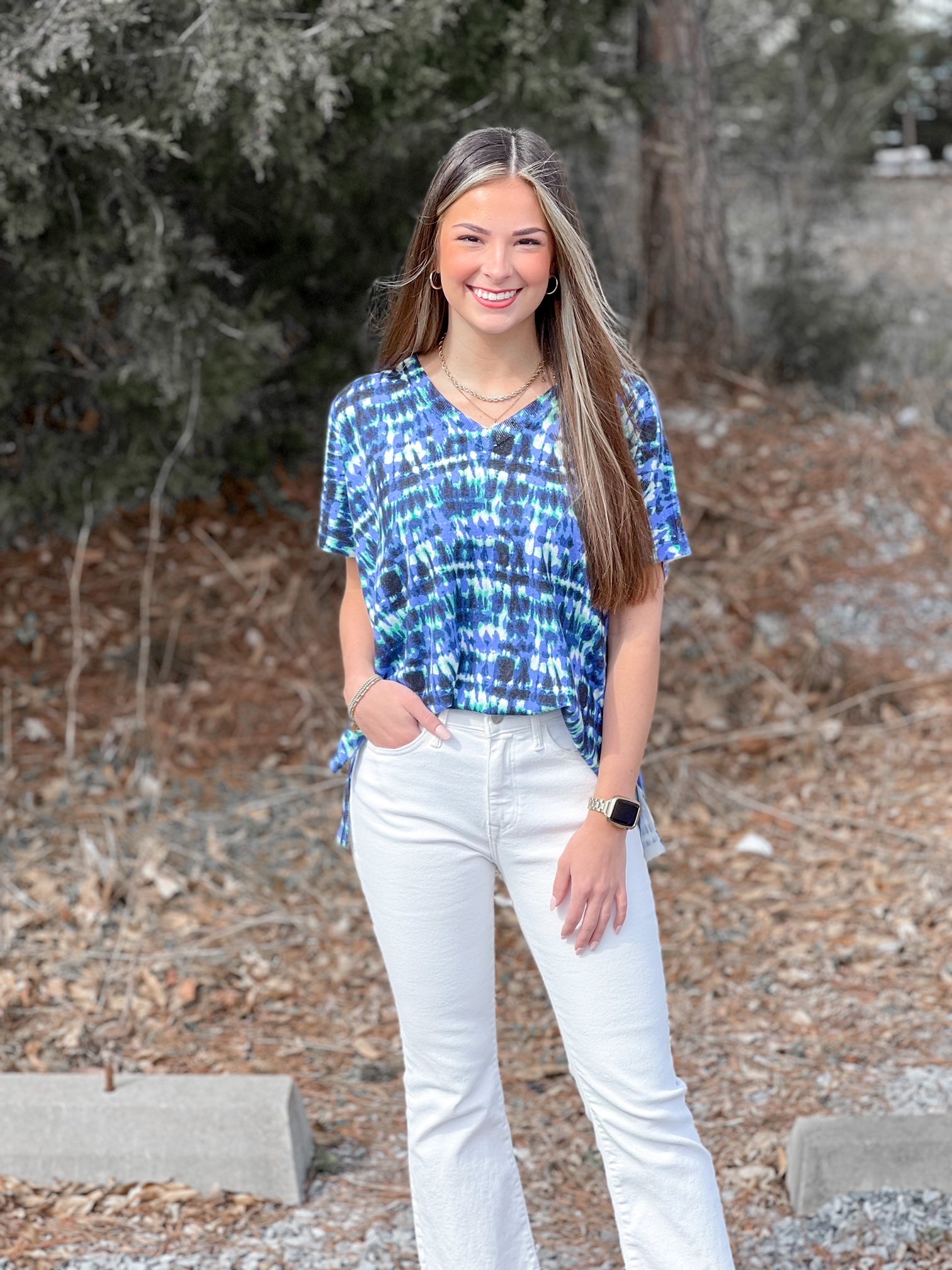 Tyler Boe Cameron Tie Dye Popover Multi – Dan's Southern Prep