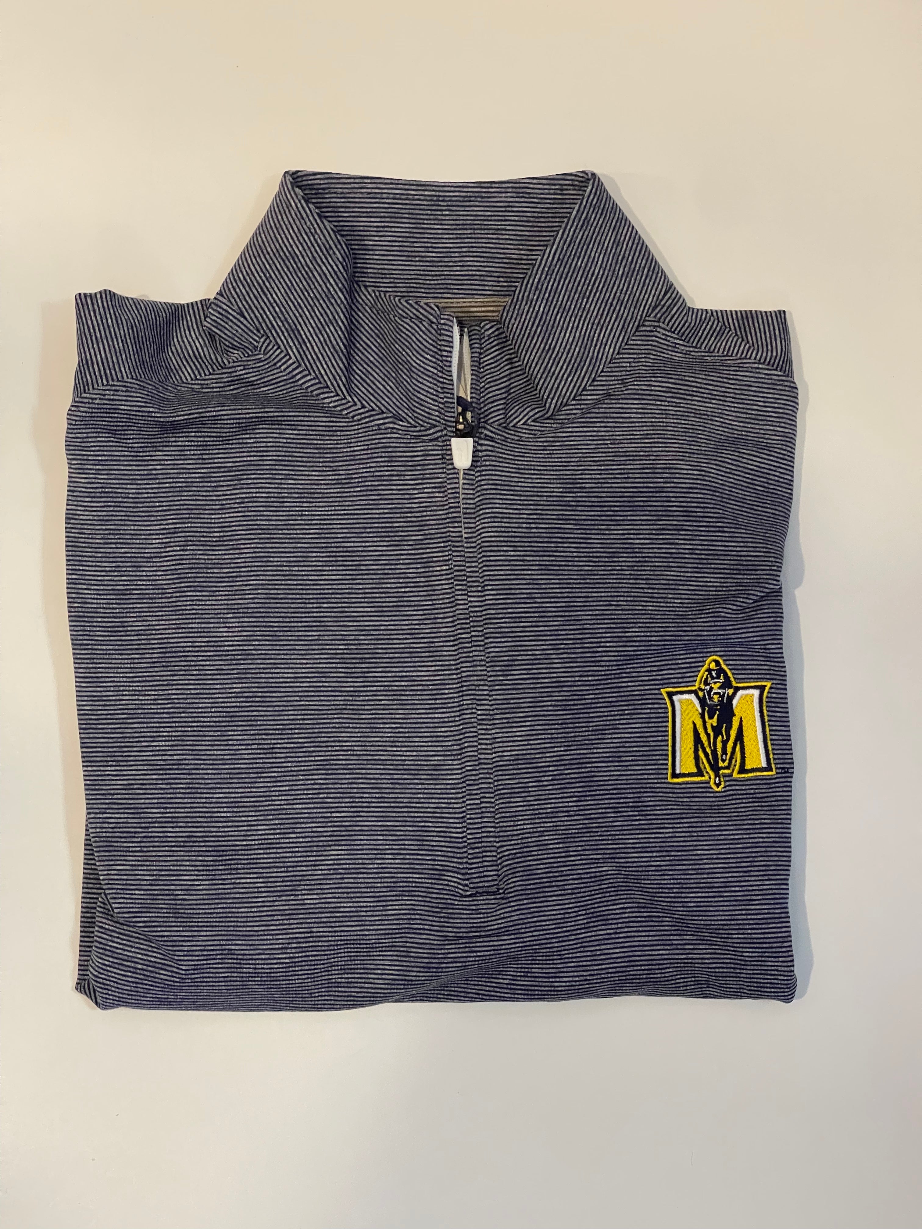 Murray State Twilight Vaughn Striped PREP-FORMANCE 1/4 Zip Pullover ...