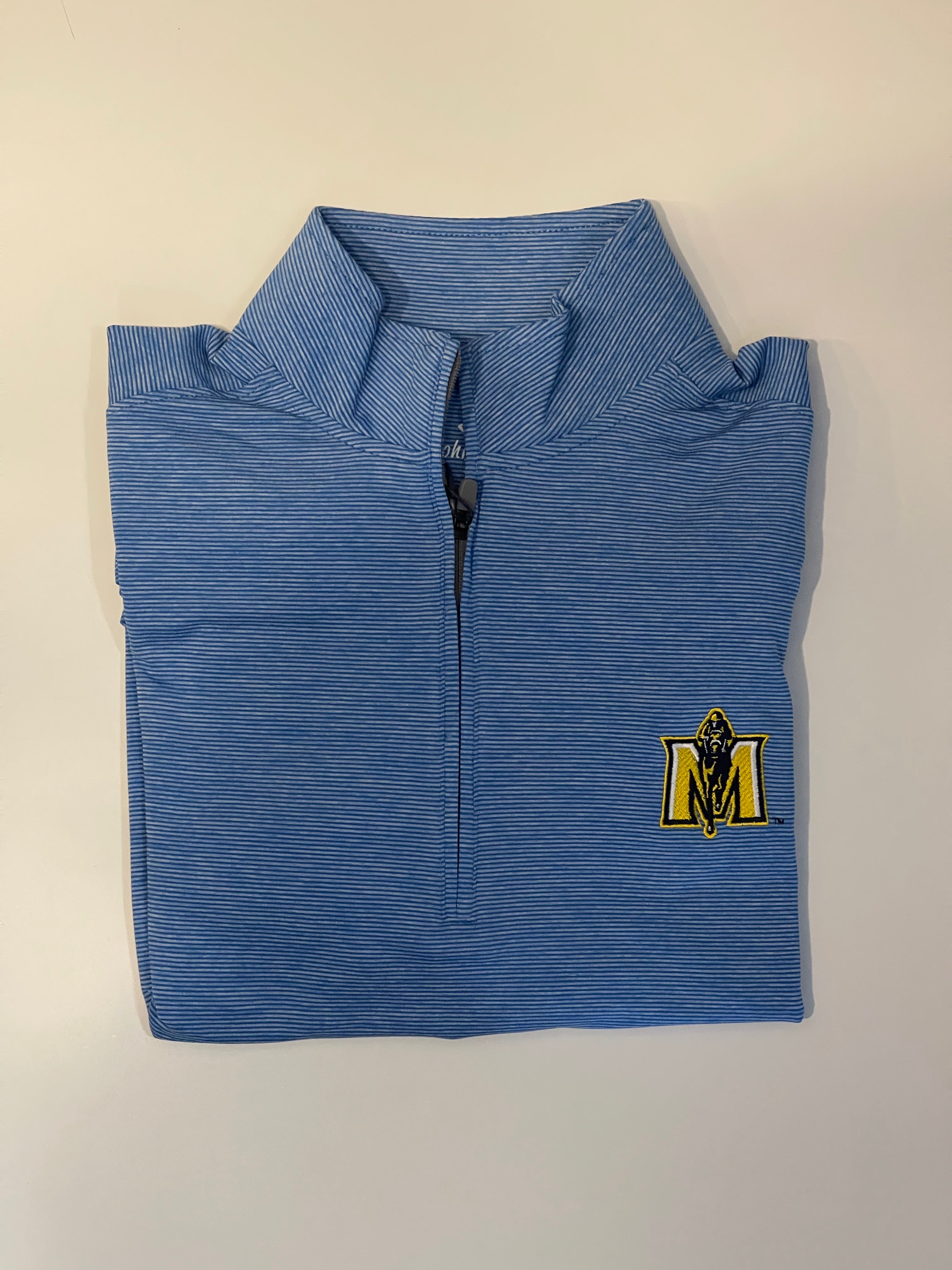 Murray State Biscayne Vaughn Striped PREP-FORMANCE 1/4 Zip Pullover ...