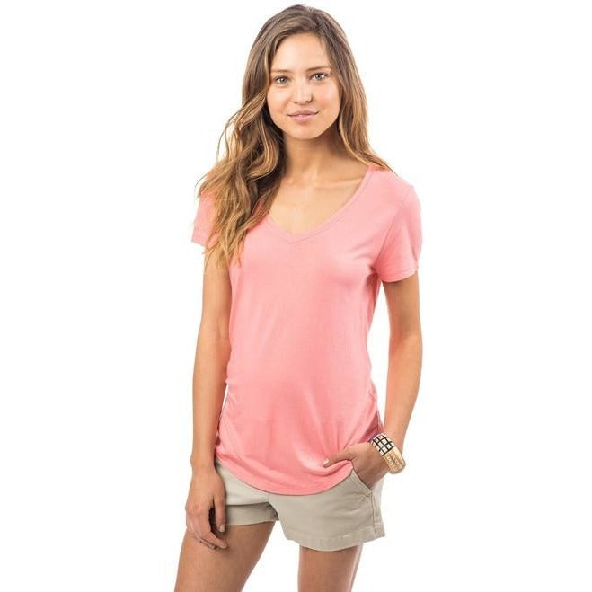 Southern Tide Katherine Tee Light Coral – Dan's Southern Prep